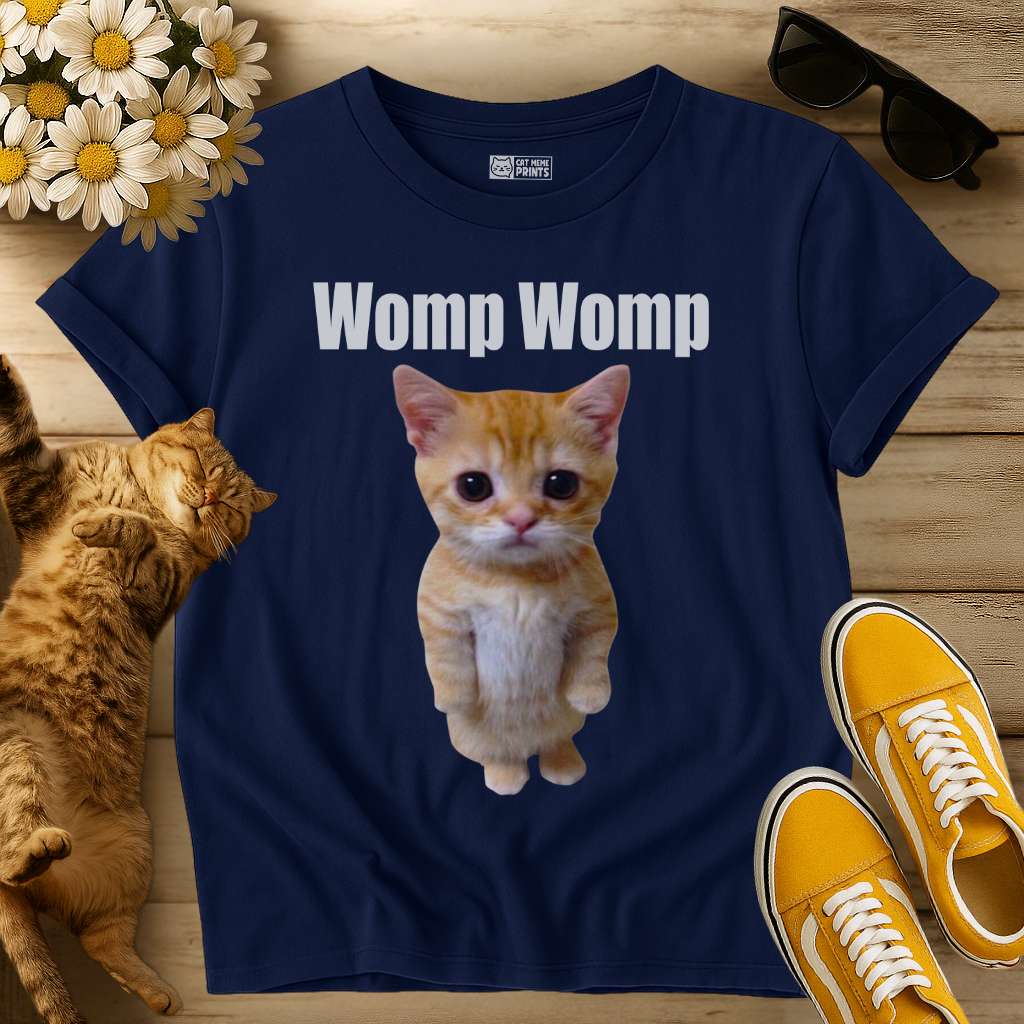 Womp Womp Cat Sad T-Shirt – Cat Meme Prints